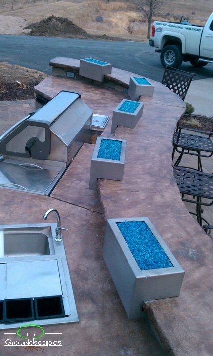 Fire Troughs Photo Gallery | Groundscapes, Inc.